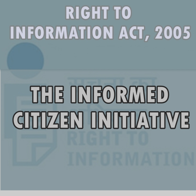 Right to information RTI - The Informed Citizen initiative by LawUPNext.in
