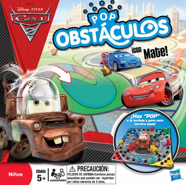 Cine Informacion y mas: Hasbro - Lanzamiento de Juegos de Mesa de Cars 2