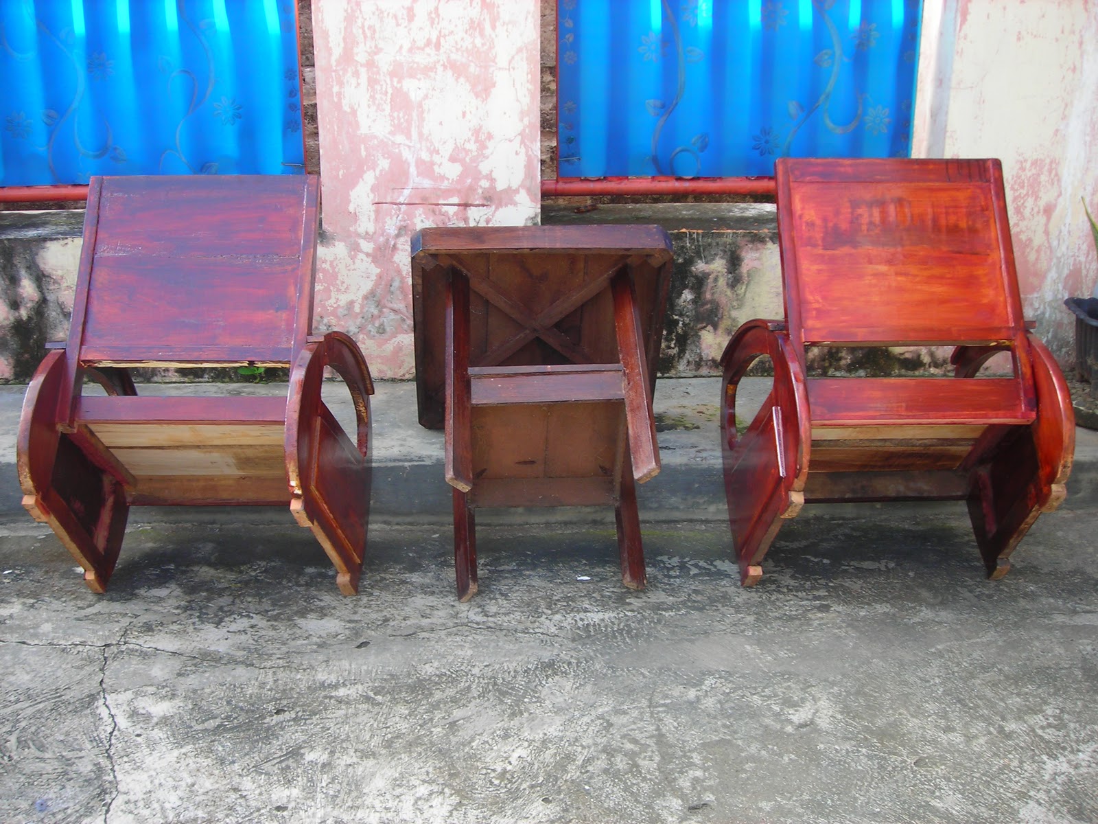 KEBON KOLOT OLD TIMER: kursi becak kayu