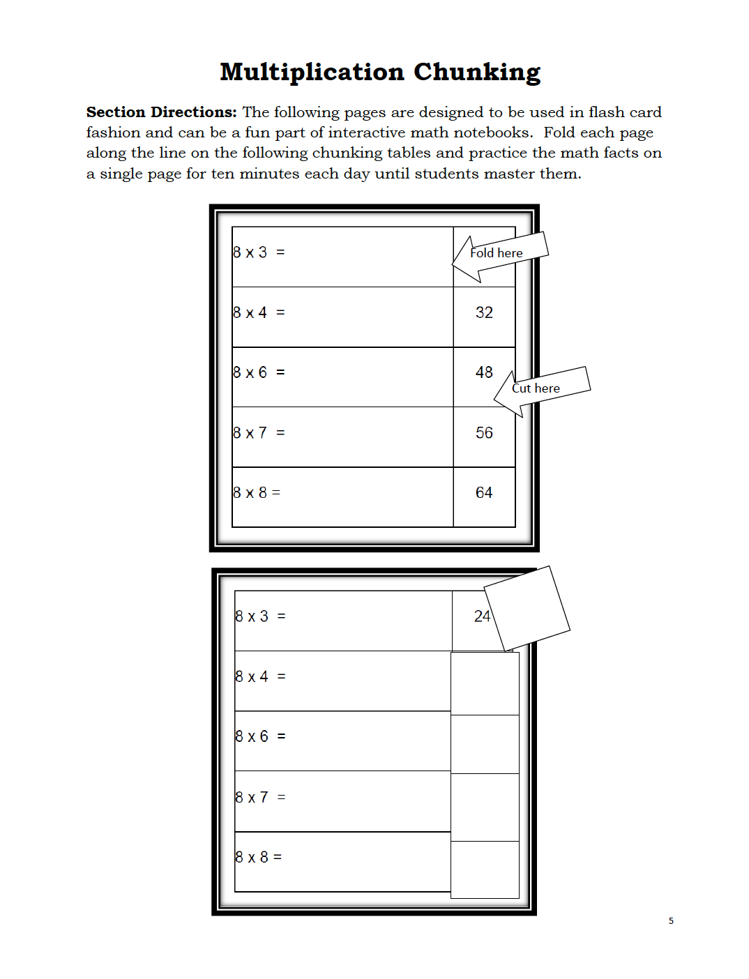 The Best of Teacher Entrepreneurs: MATH: Multiplication Math Fact ...