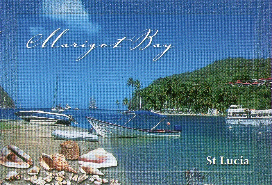 Postcards Journey: Saint Lucia - Marigot Bay