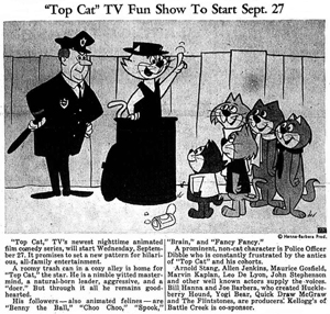 Television's New Frontier: The 1960s: Top Cat (1961)