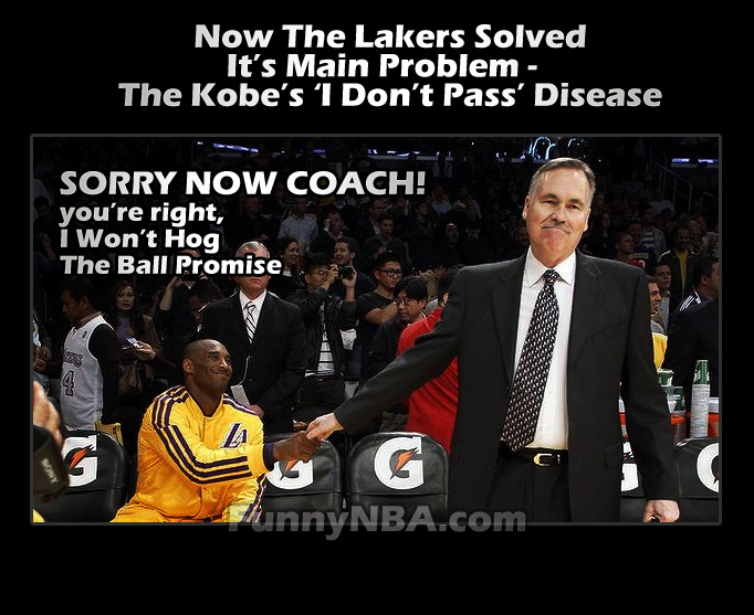 Kobe's 14 Assist - Lakers Problem Solved | NBA FUNNY MOMENTS