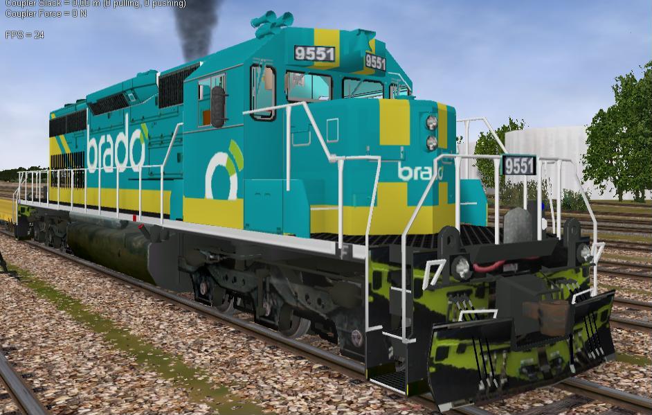 Ferroviario Andre Buchalla...!: Open Rails/MSTS Sd40-2 Brado 9551Nova ...