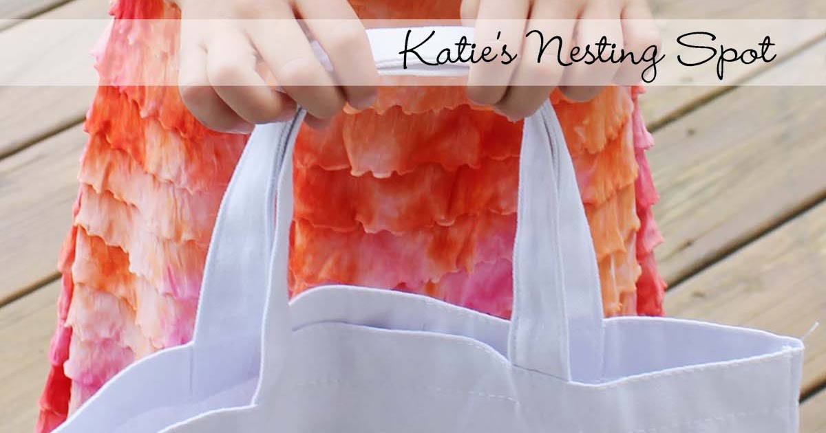 Katie's Nesting Spot: Iron-On Tote Bag Kid's Craft