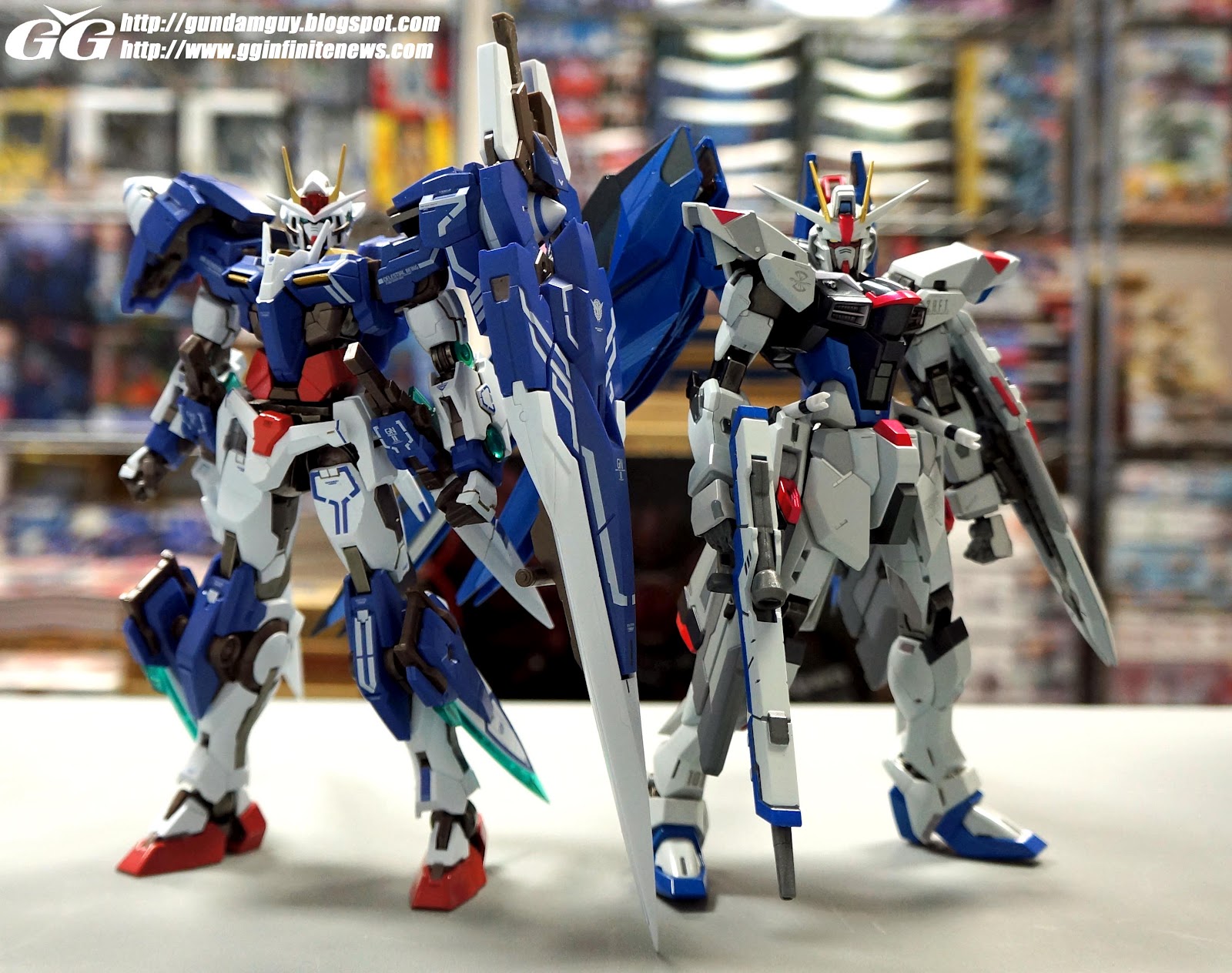 GUNDAM GUY: Metal Build 1/100 Freedom Gundam, 00 Gundam Seven Sword & 0 ...