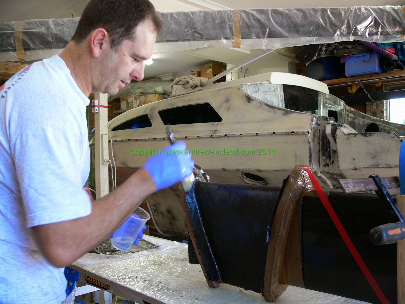 Farrier F22R trimaran building blog by Andrew McLeod: Rudder Box and ...