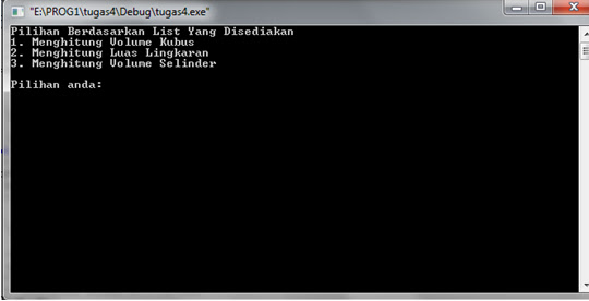 Koding Menentukan Rumus Matematika ~ Teknik Informatika Poltek TEDC Bandung