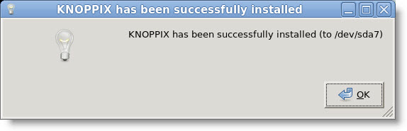 Полезные заметки на разные темы: Как установить Knoppix 7 на жесткий диск.