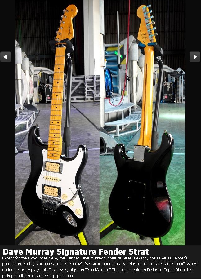 Guerreiros da Guitarra.: Guitarristas do Iron Maiden. Dave Murray