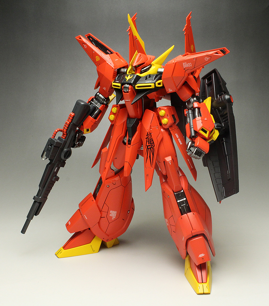 GUNDAM GUY: RE/100 AMX-107 Bawoo - Painted Build