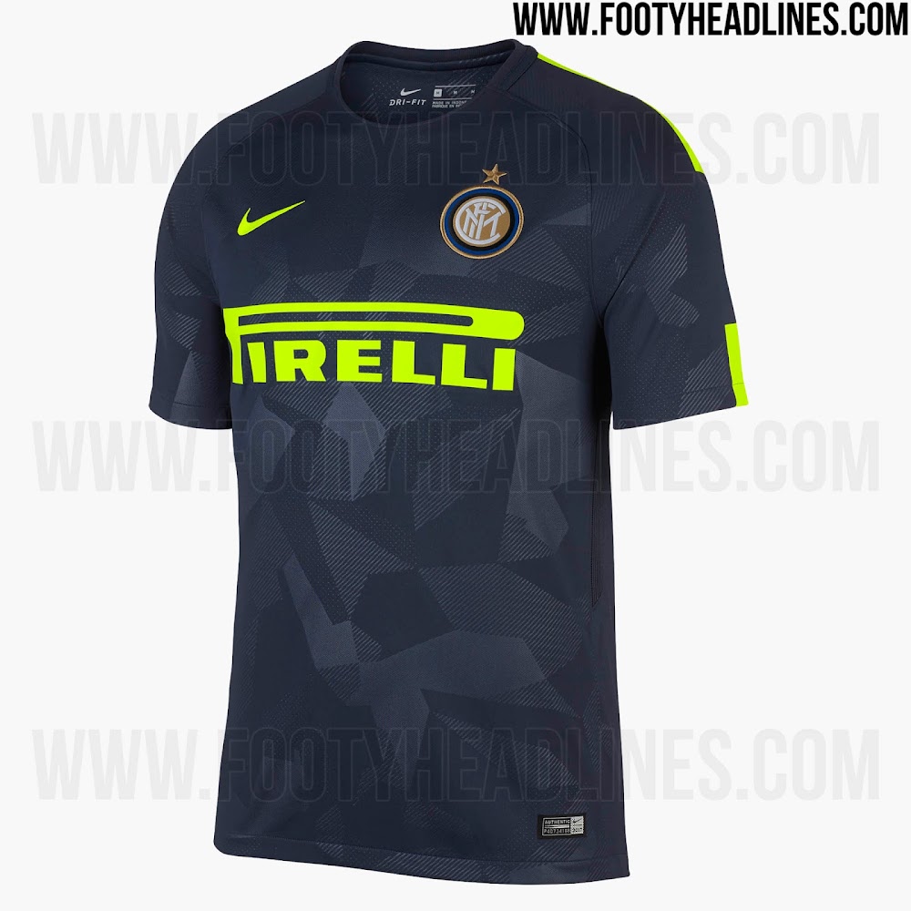 Inter 17-18 Third Kit Released - Footy Headlines