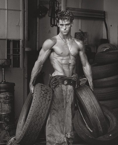 Boomer Beefcake and Bonding: Fred with Tires: The Iconic West Hollywood ...