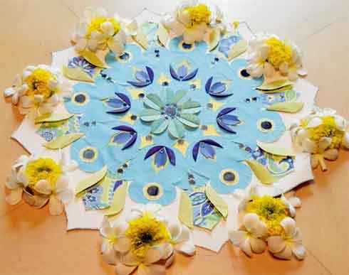 Paper Rangoli for Diwali – Rangoli Made Using Colorful Paper | Hindu Blog
