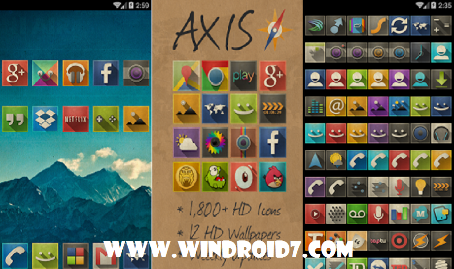 Axis - Icon Pack v3.2.2 Apk - Salas Android