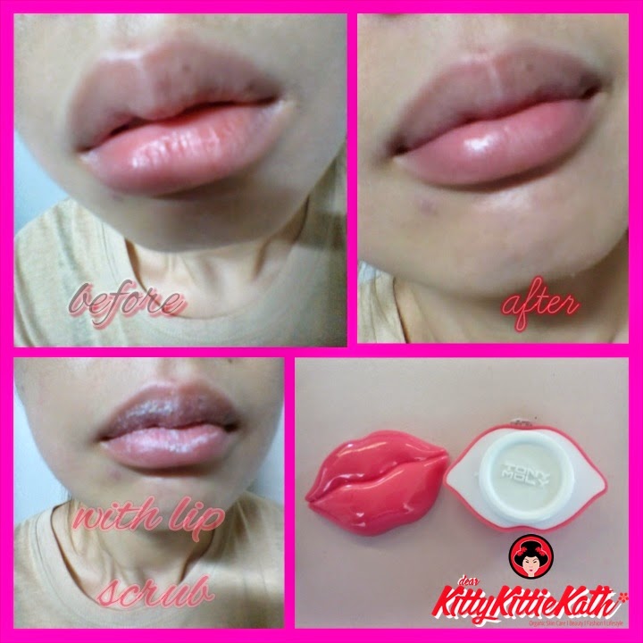 Product Review: Tony Moly Kiss Kiss Lip Scrub | Dear Kitty Kittie Kath ...