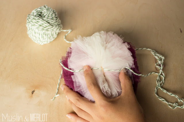 How to Make Tulle Poms! - Muslin and Merlot