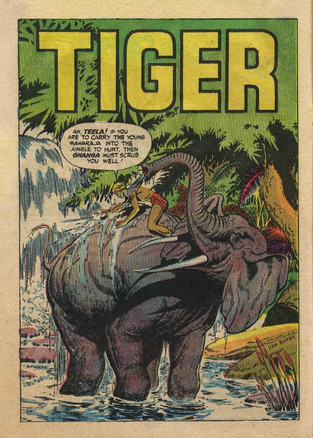 The Comic Book Catacombs: *Gunga in "Tiger" (Buster Brown Shoe Co.;1948)