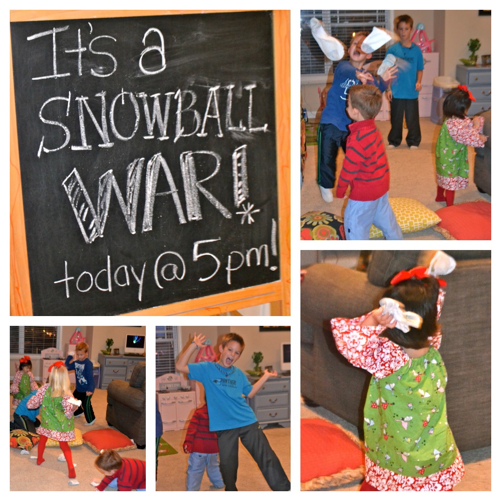 Beyond Our Wildest Dreams: Gingerbread men and a SNOWBALL FIGHT!