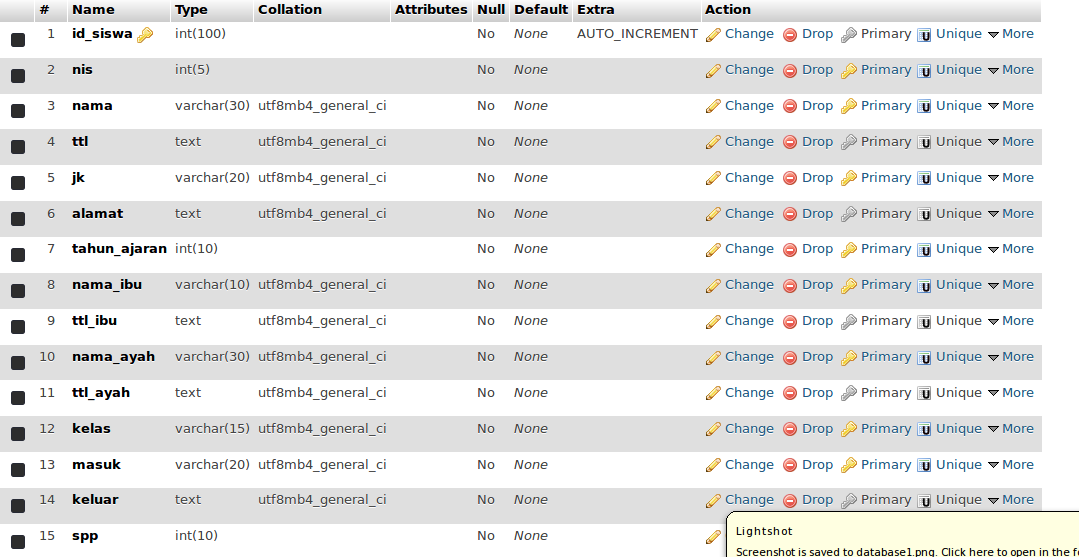 Membuat Database dan menampilkan data dari database untuk user (FrontEnd) - CREATE-SCRIPT ...