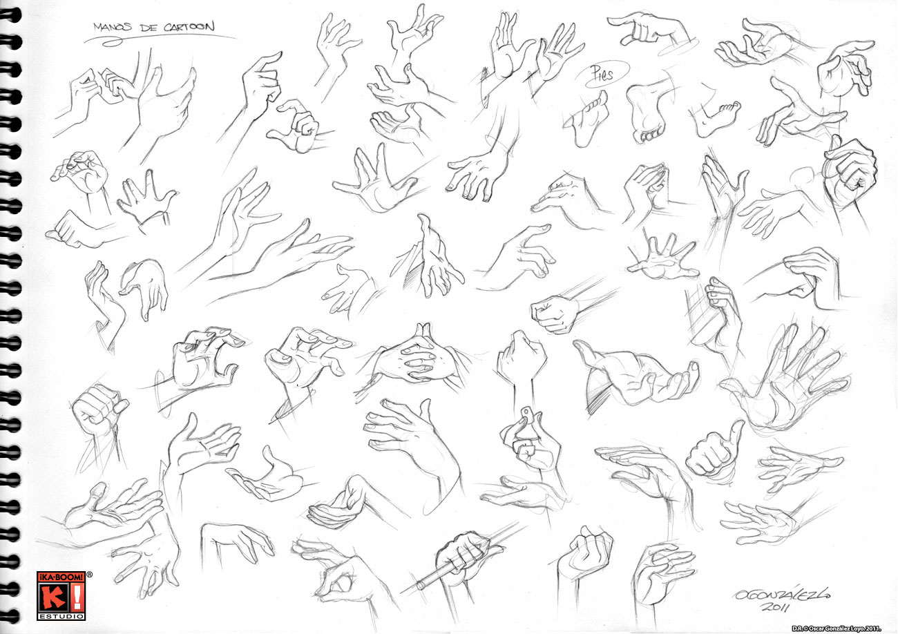 Bocetos de manos - Imagui