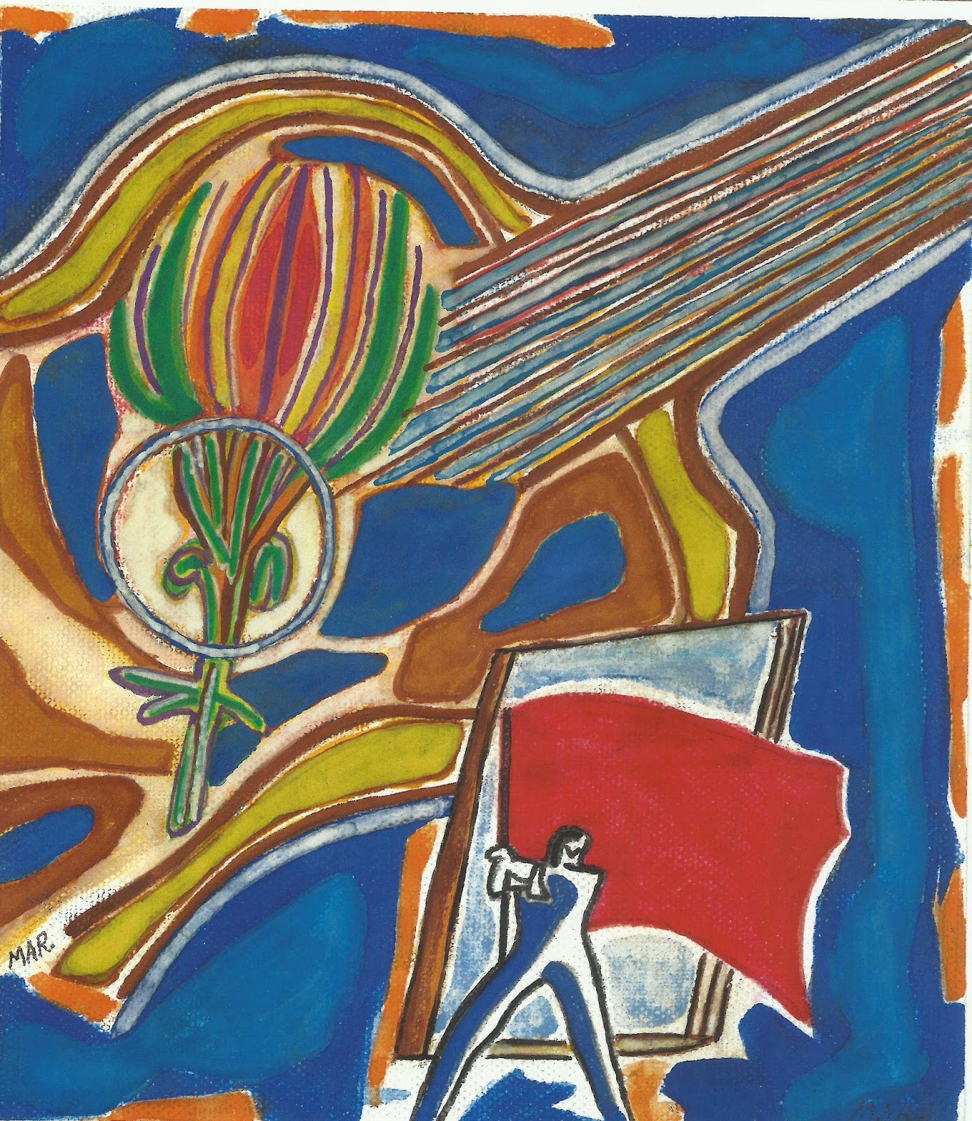 PRESOS: Acuarelas de Manuel Arango en homenaje a Isabel. (2 de 2)