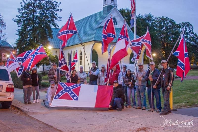 The Virginia Flaggers: A photo and flag for the Alabama Division, Sons ...