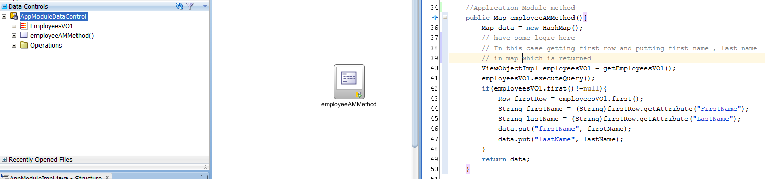 Middleware Techincal Issue Resolution: Invoking Application module method as default activity ...
