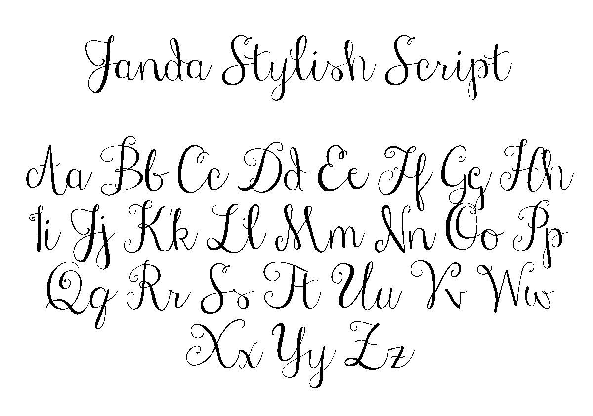 Elskling Press: Free Font - Janda Stylish Script