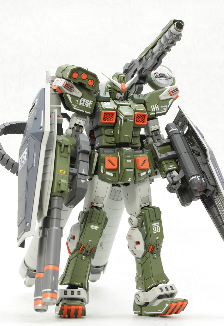 Custom Build: MG 1/100 Full Armor Gundam [Gundam Thunderbolt ver.] MSV ...