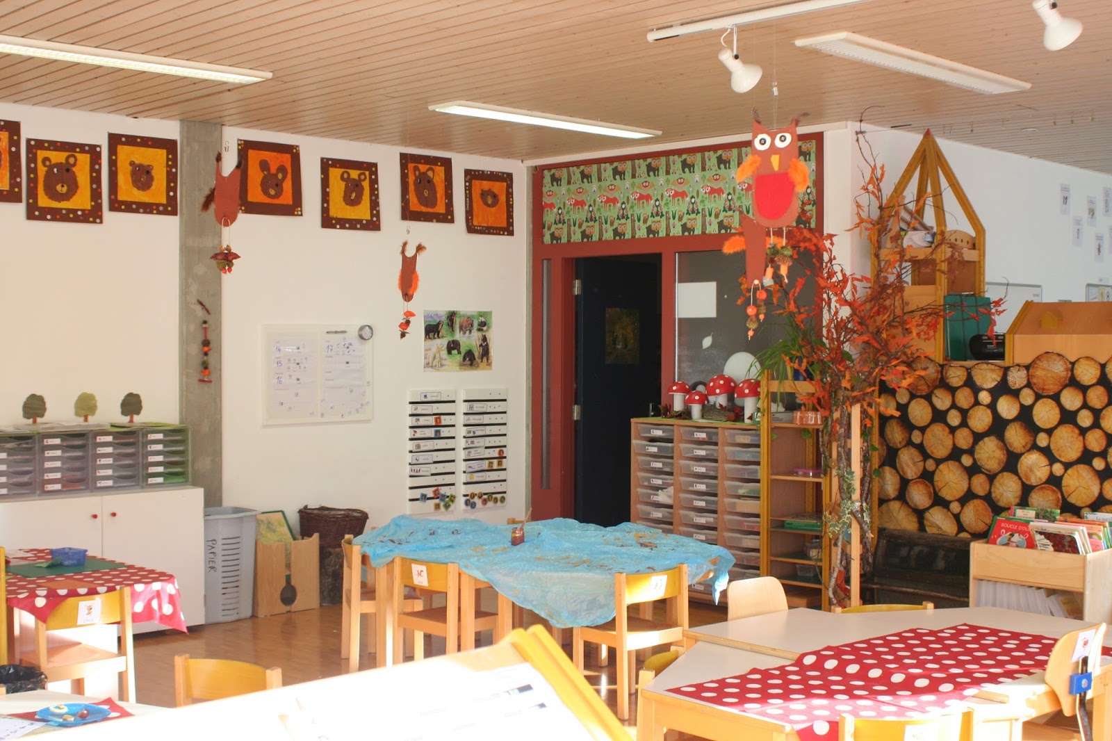 L'école à bricoles: Décoration de classe sur le thème de la forêt