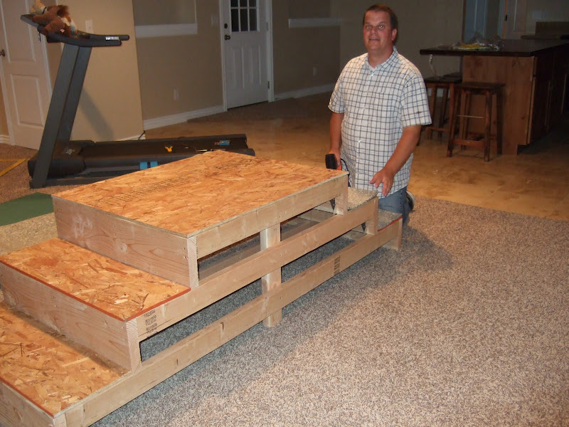 Tyler & Hill: Homemade stairs