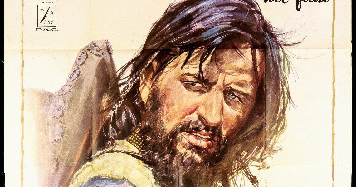 Vintage poster for Ringo Starr film "Blindman"