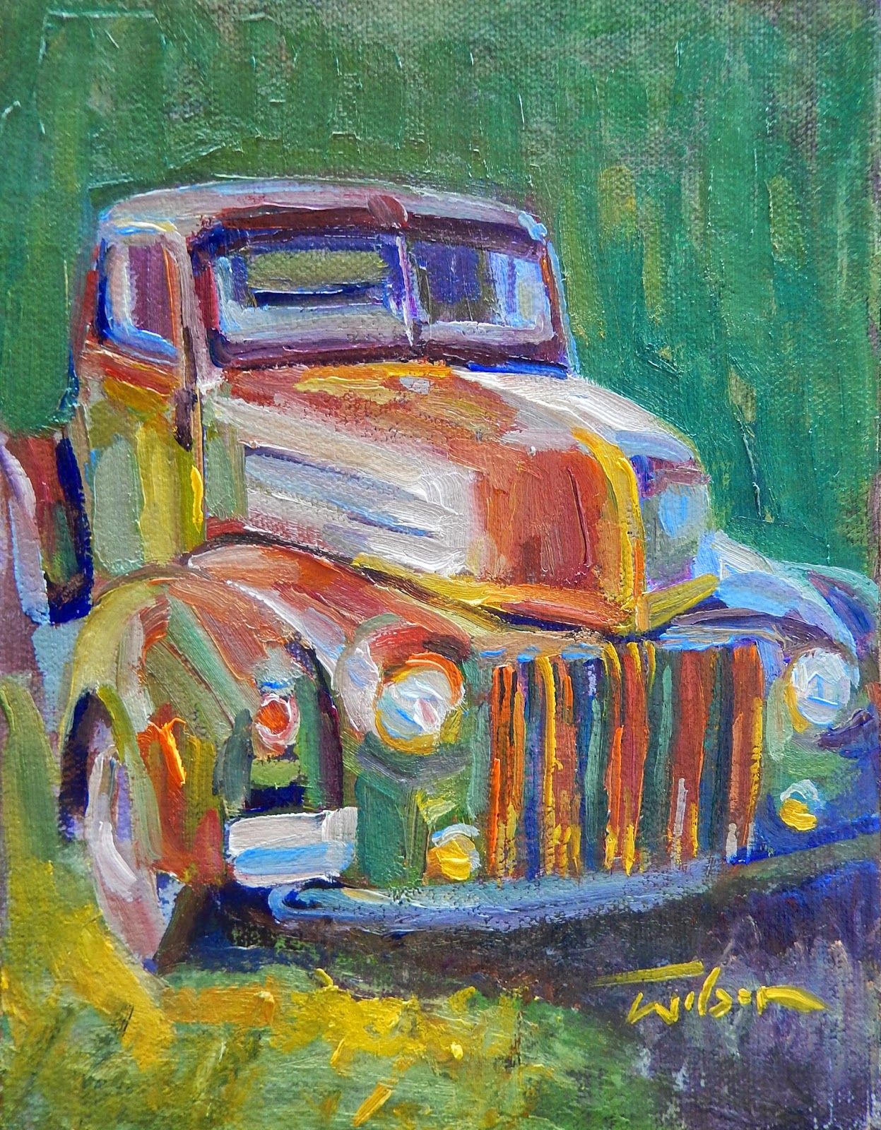 Artist Ron Wilson - Canada: August 2014