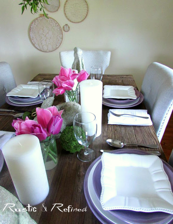 Simple Table Decorations for Spring | Rustic & Refined