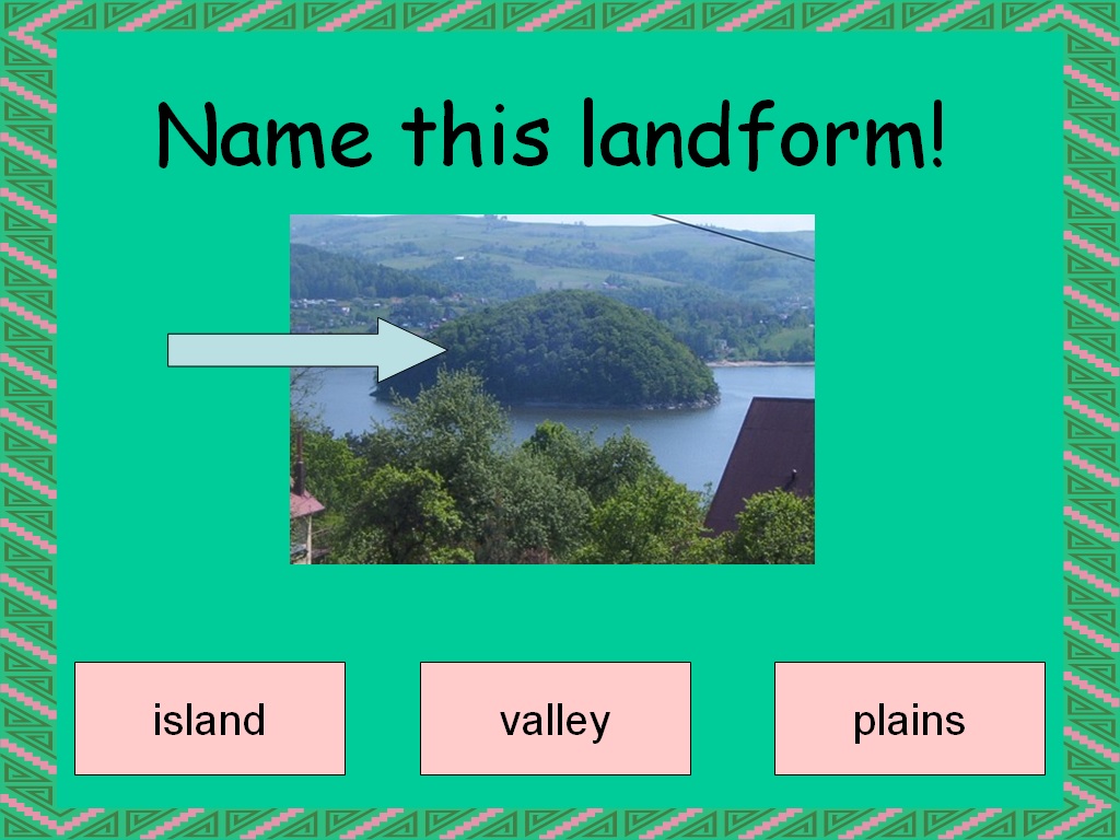 Student Survive 2 Thrive: Name the Landform Game