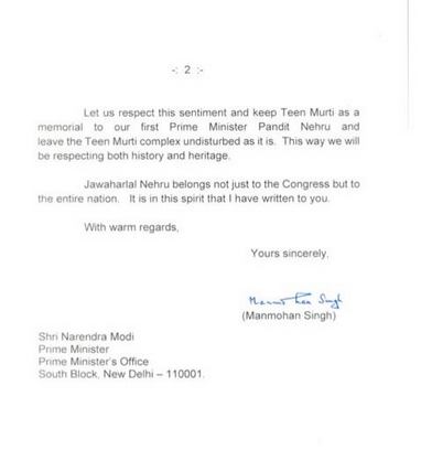 Read Full Text Letter written by Manmohan Singh to PM Modi Don't wipe ...
