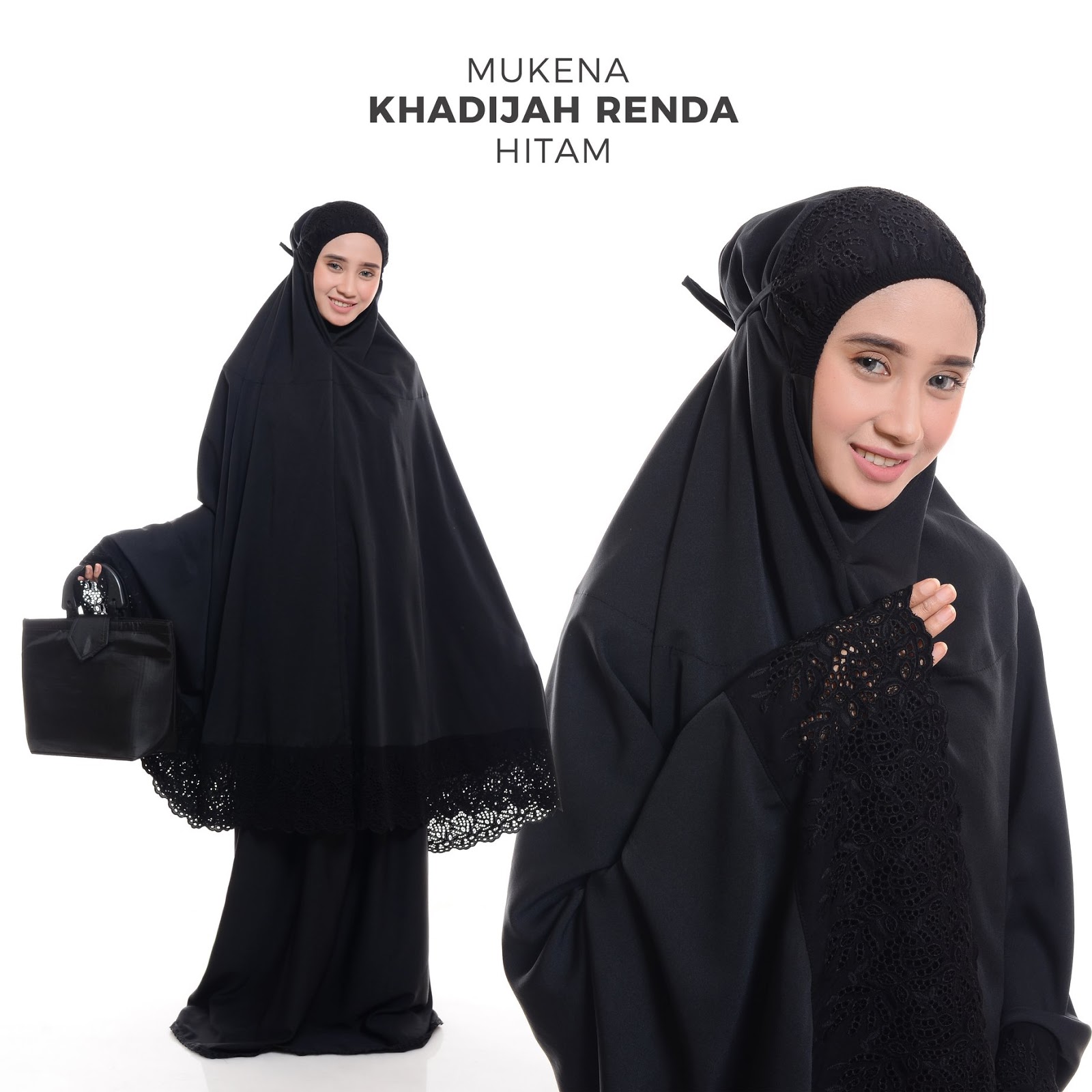 Mukena Centini Hitam - Model Mukena Terbaru 2019 | Harga Murah Bisa ...