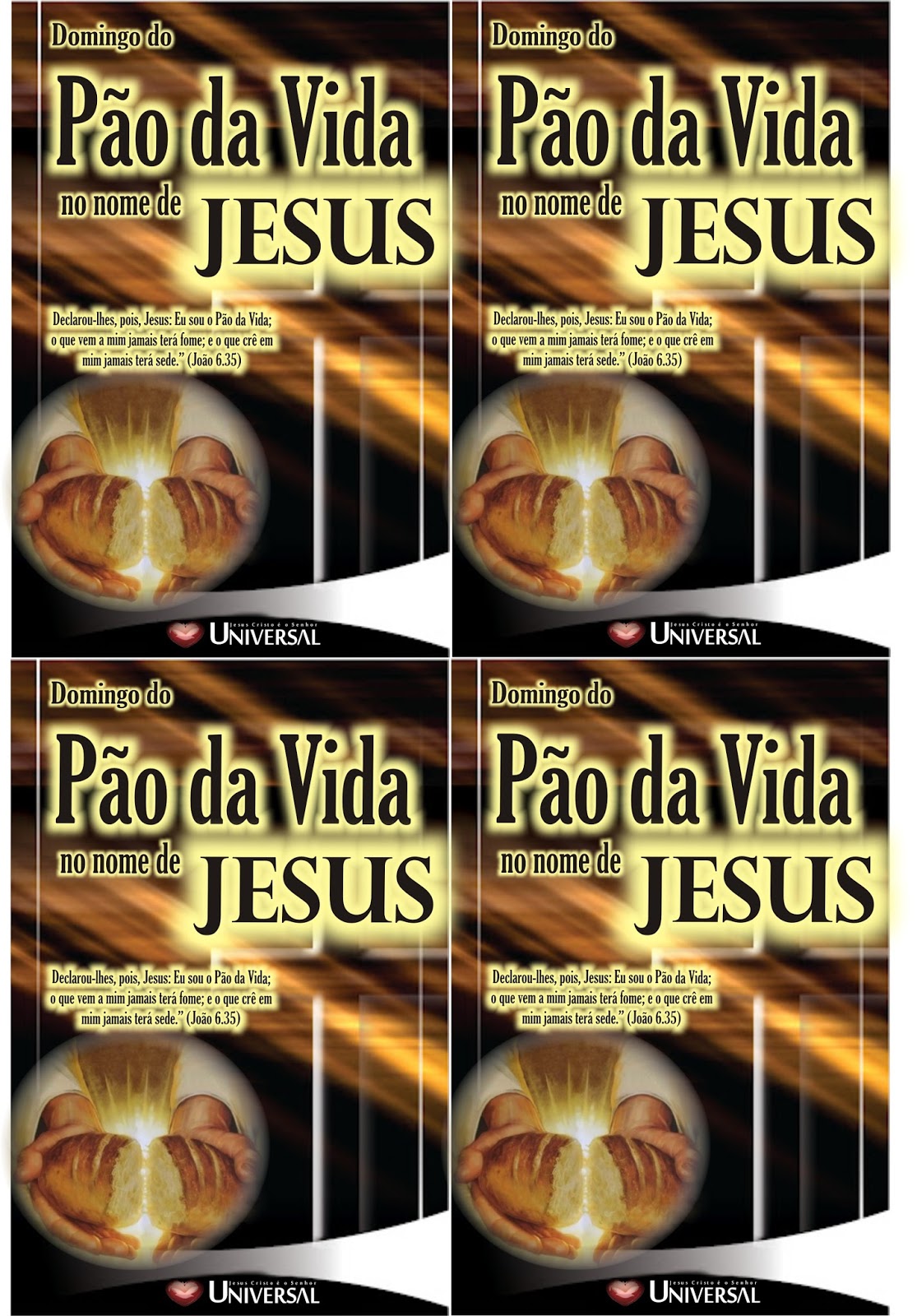 GUARDIÃO DO TEMPLO : pão da vida