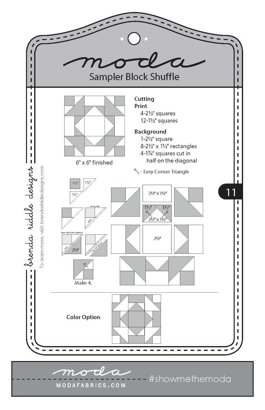 Quilters' Quarters: Moda Sampler Block Shuffle