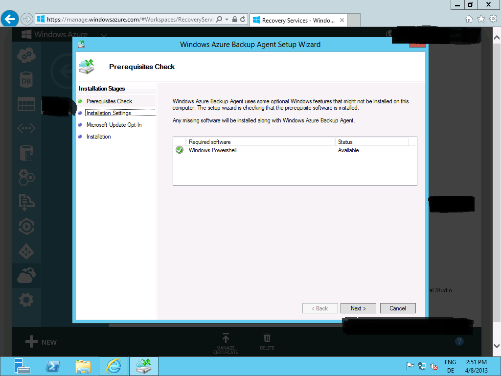 awsomedevsigner: Windows Azure Recovery Services - Now Available!