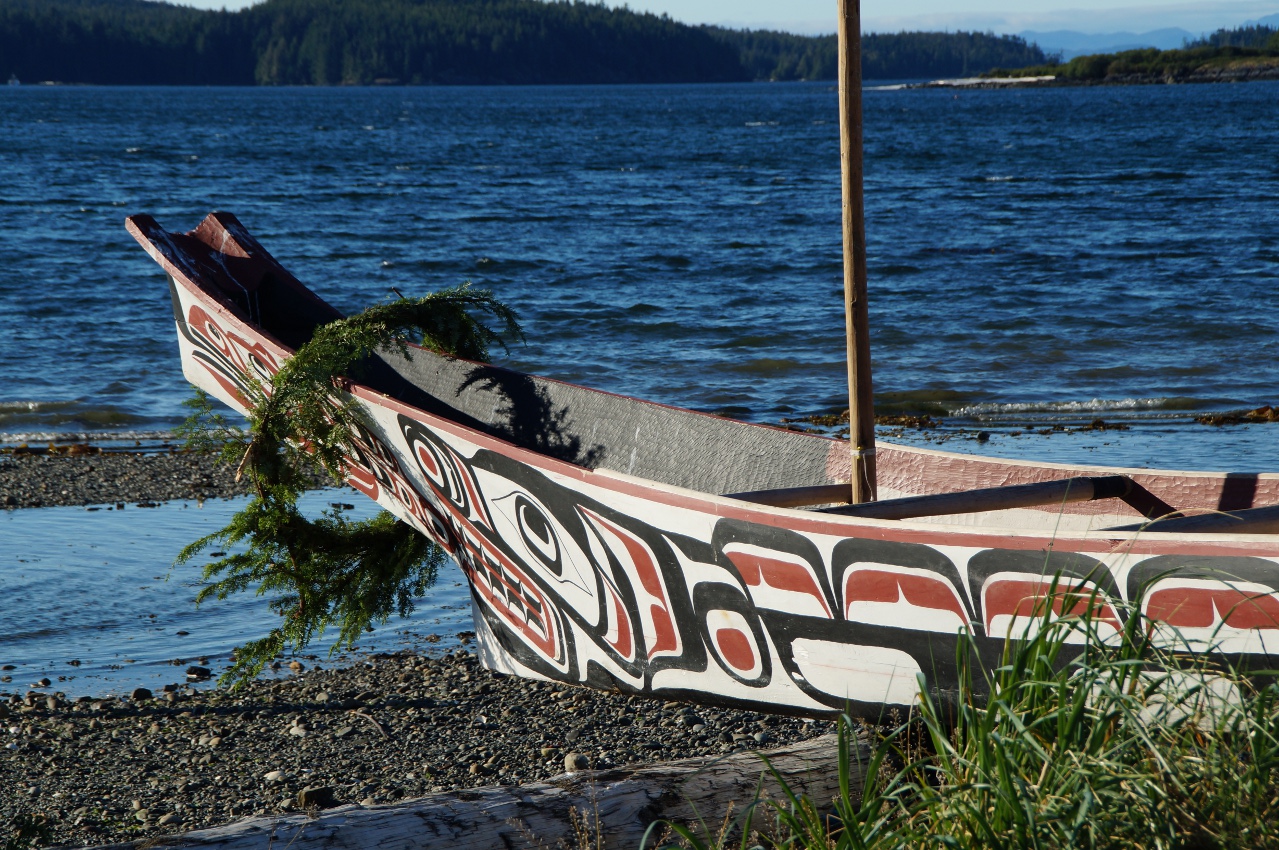 Around the world in 8 pictures: Indian boats at Fort Rupert.