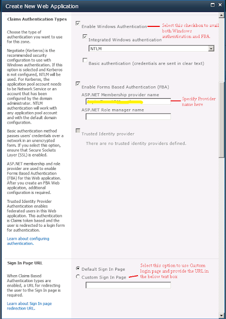 SharePoint Blog: Configure Forms Based Authentication in SharePoint 2010