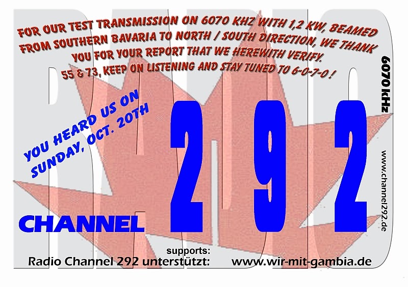 MARESME DX: QSL Channel 292