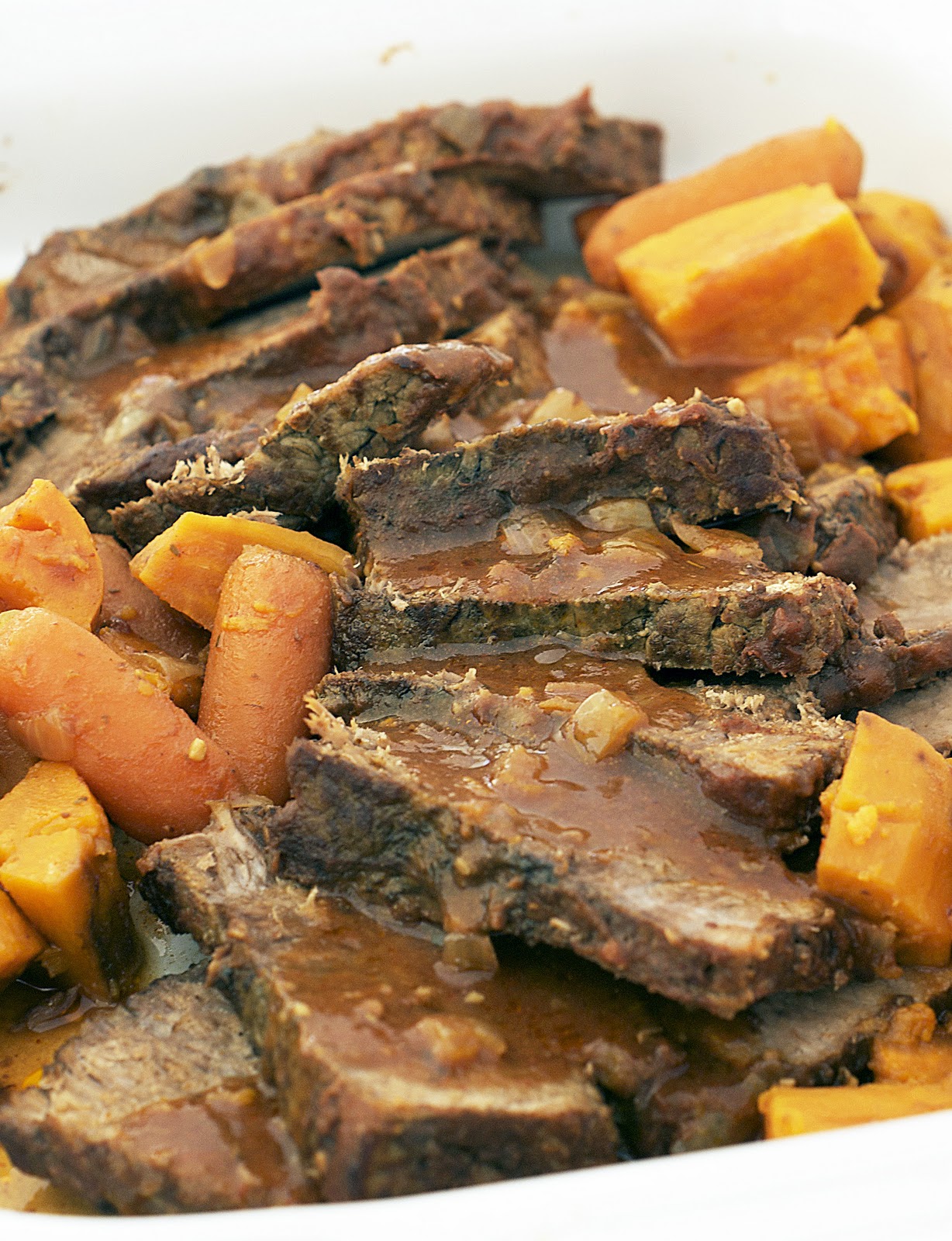 Slow Cooker Caribbean Pot Roast ~ Heat Oven to 350