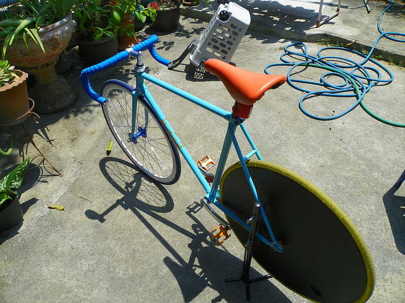 Gambar Sepeda Fixie Biru:Modifikasi Sepeda Fixie