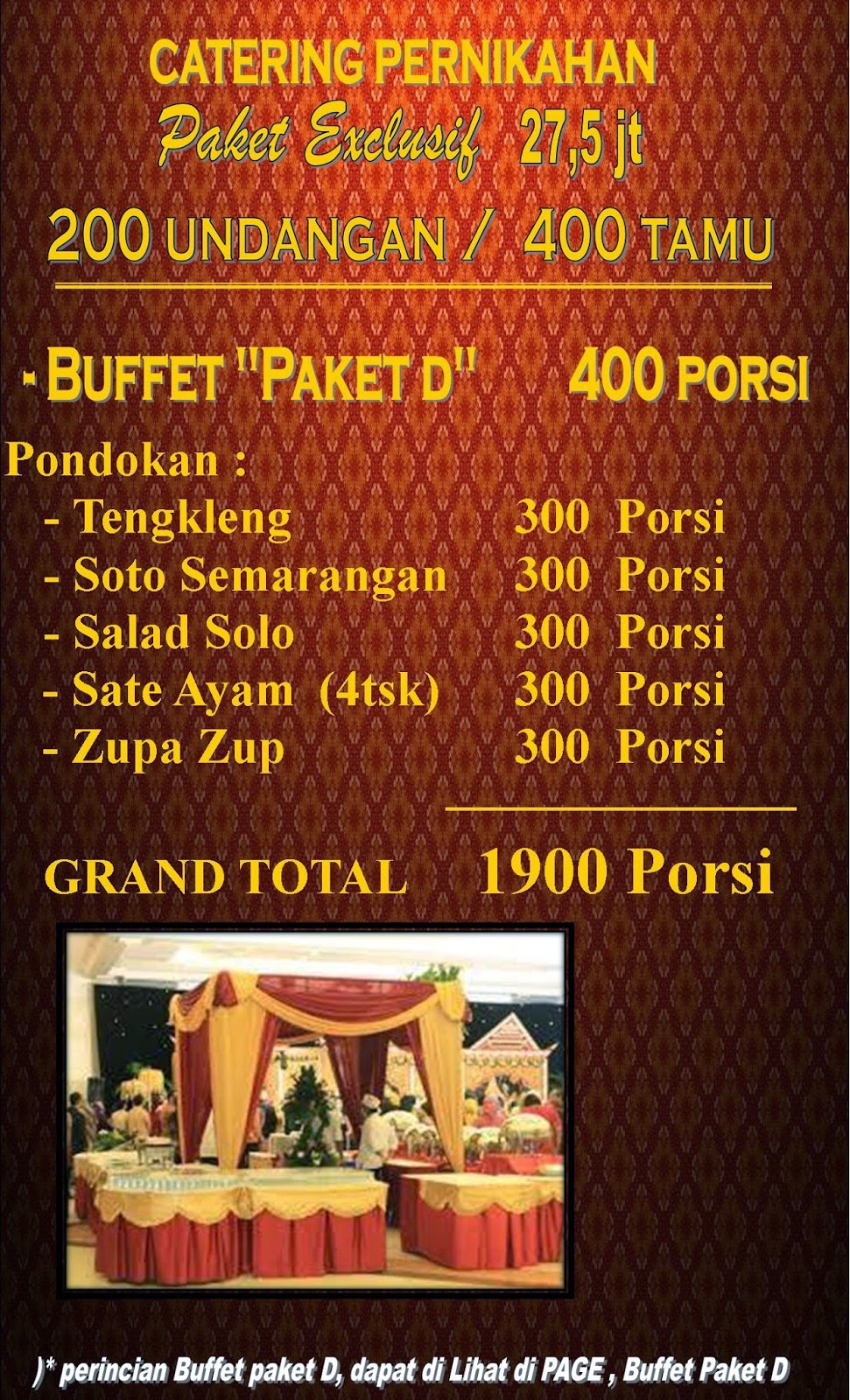 CATERING SEMARANG BAGONG KHAN KEMBAG ANGGREK KEMBANG SONO: CATERING ...