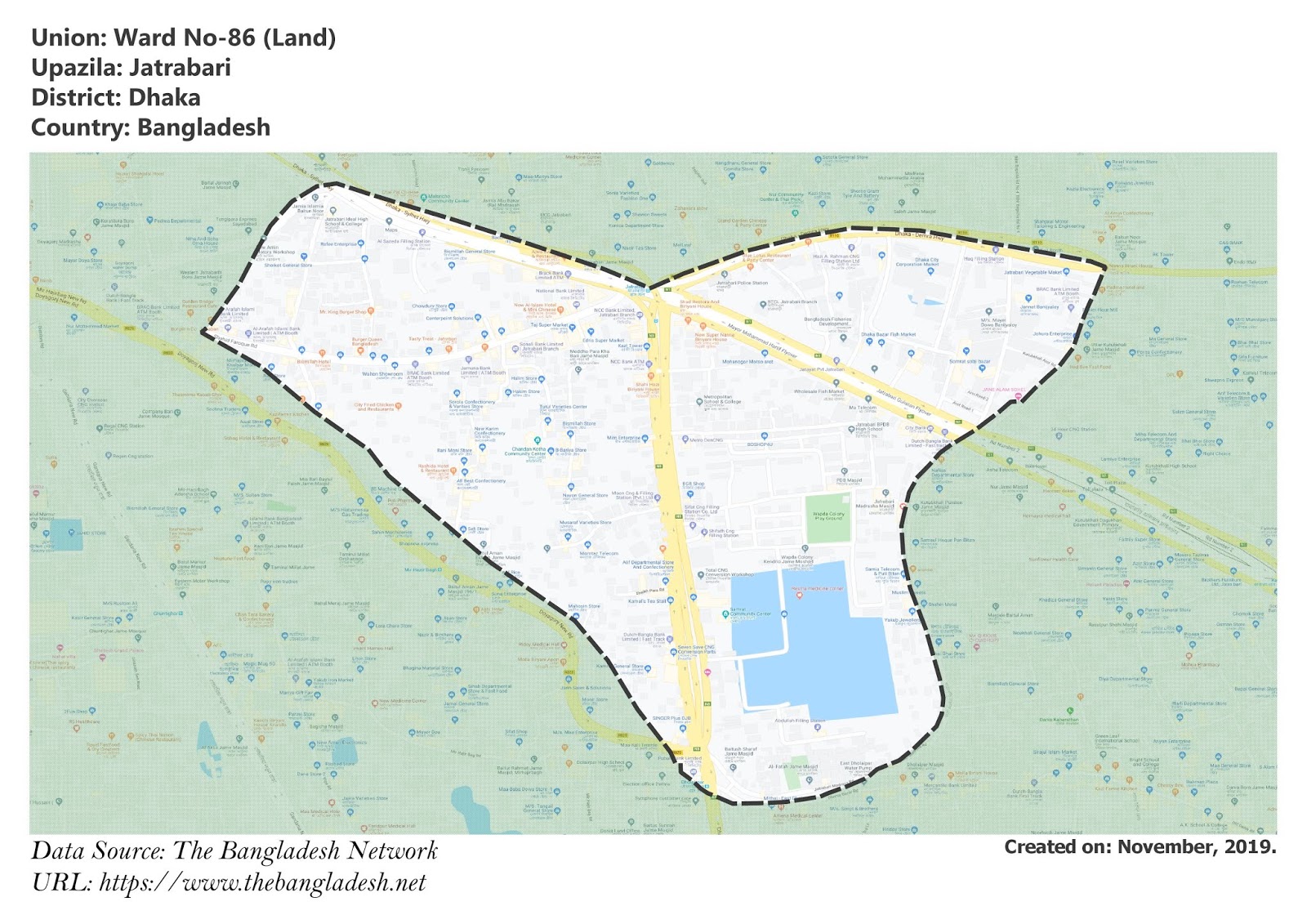 Ward No-86, Jatrabari, Dhaka