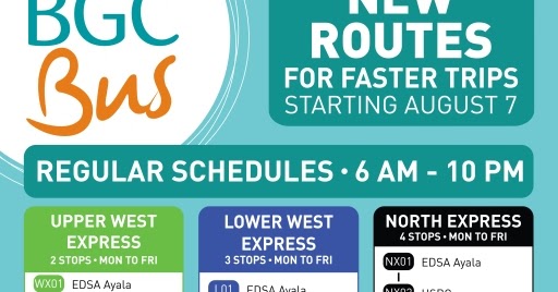 BGC Bus rolls out improved routes for faster, shorter trips - Benteuno ...