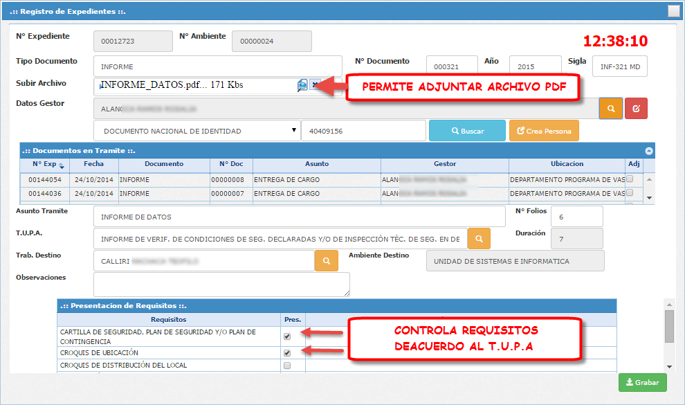 Sistema de Trámite Documentario » Consultas Web - SIAMSoft » Sistema ...